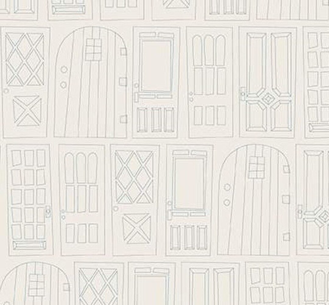 Feels Like Home Knock Knock Cream by Amber Johnson for Riley Blake ...
