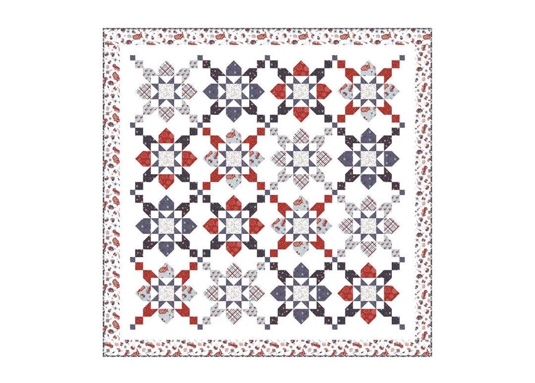 Jubilant Quilt Kit Featuring Stars and Stripes Forever by Lori Whitlock ...