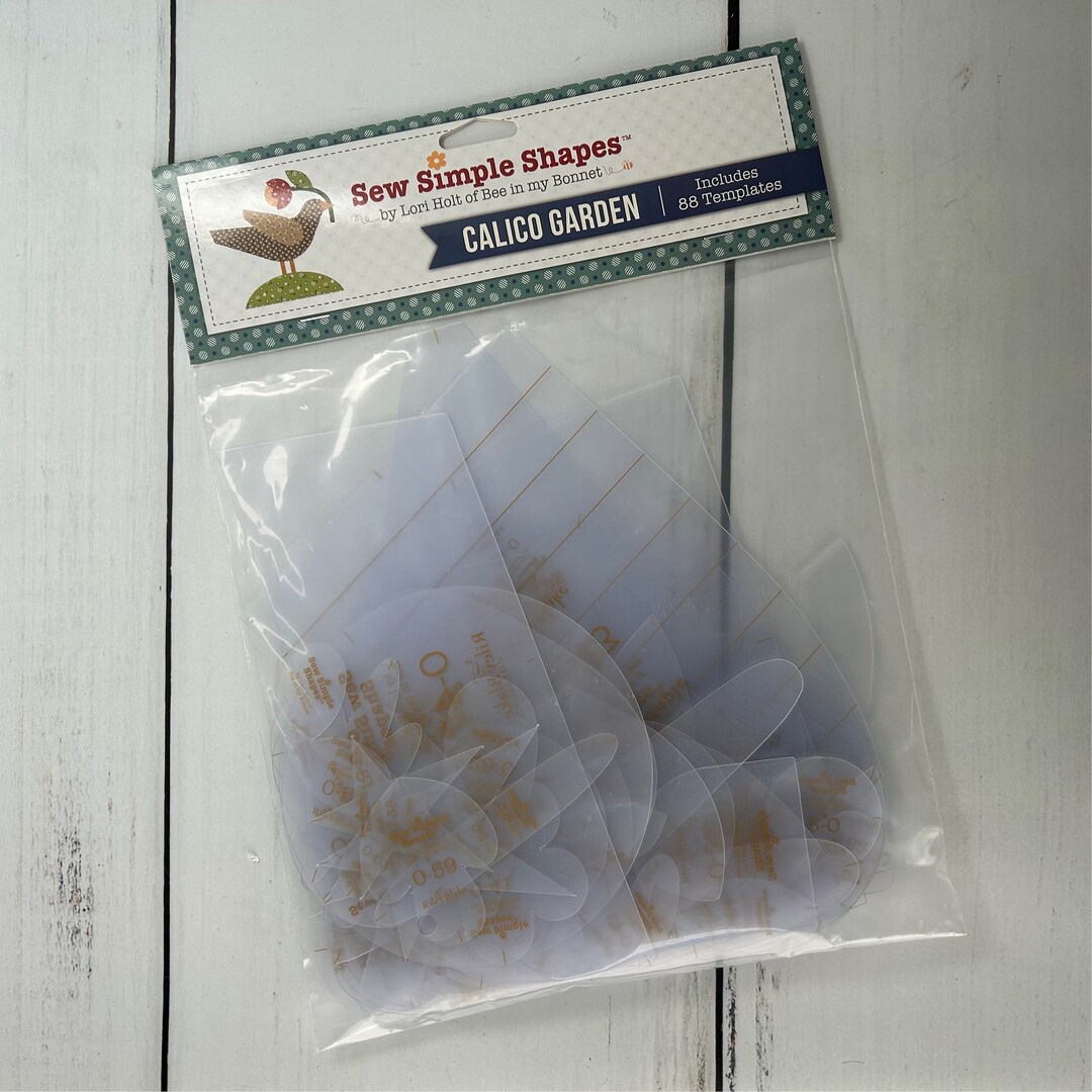 Calico Gardens Sew Simple Shape, 88 Templates, by Lori Holt for Riley ...