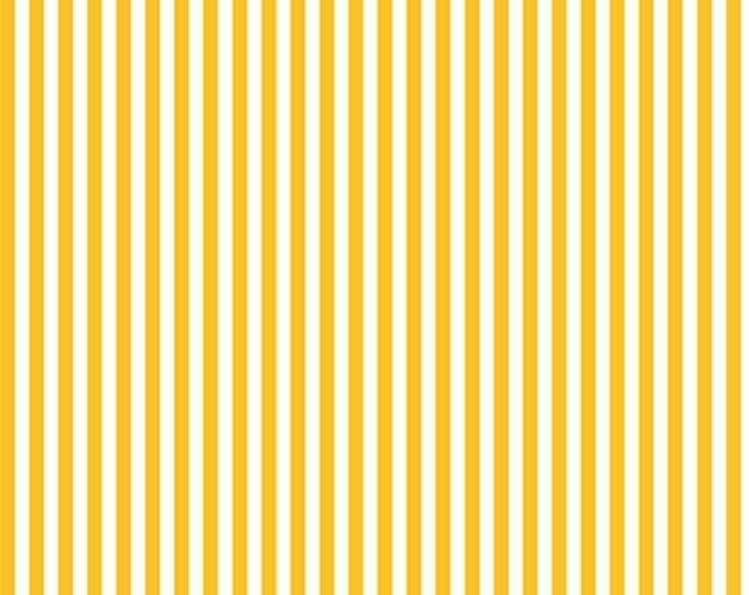 Mustard Yellow 1/8 Stripe Basics Quilting Fabric by Riley Blake, 1/2 ...