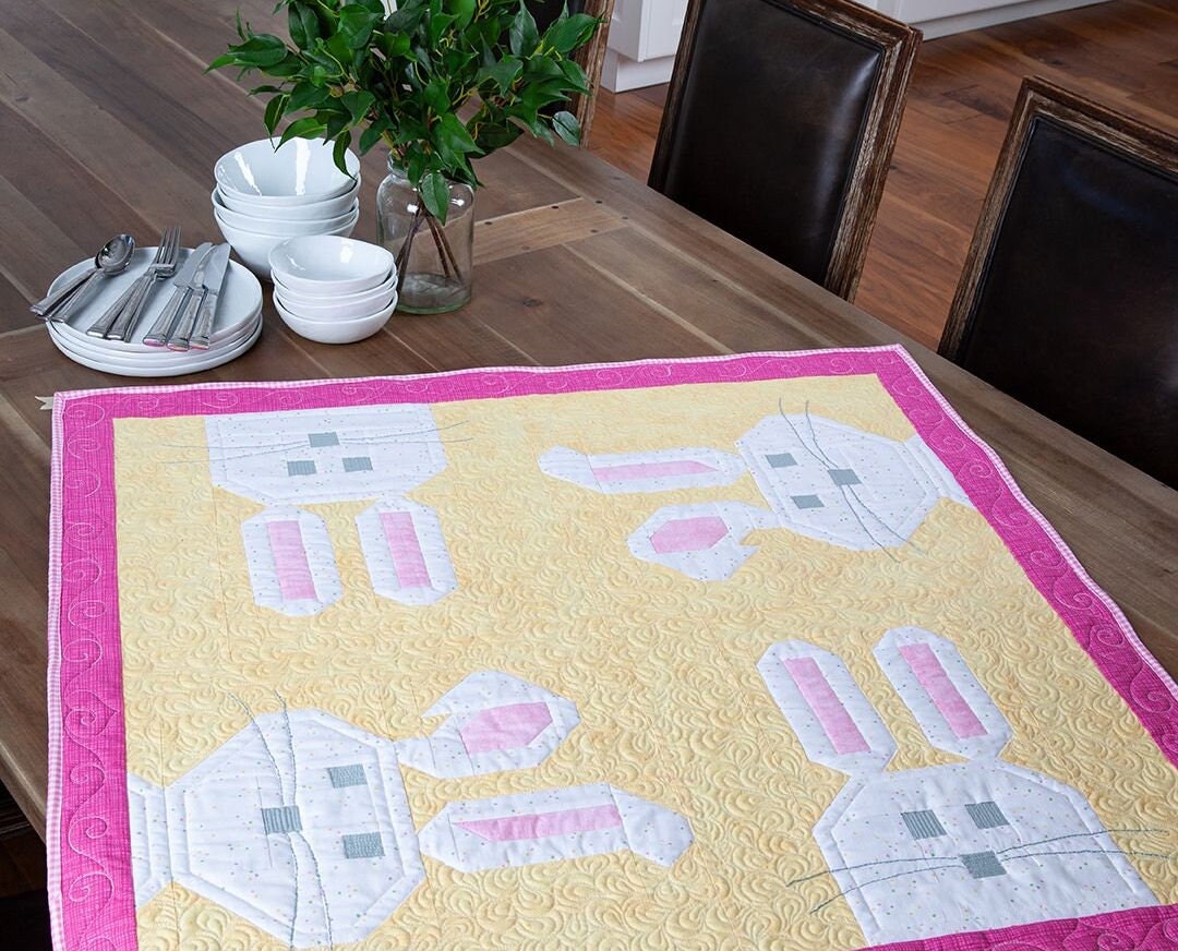 Spring Bunnies Table Topper by Tara Reed for Riley Blake Designs ...