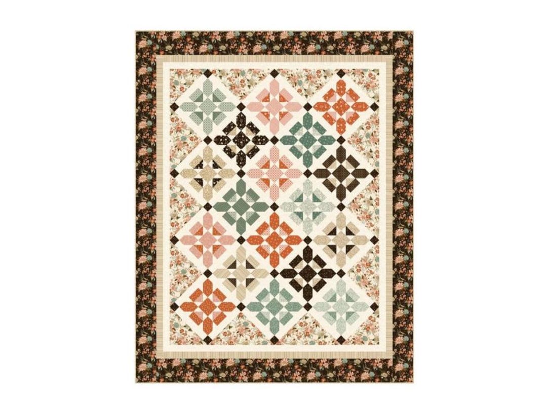 Boxed Morning Latte Let's Get Fancy Quilt Kit With Pattern (28 Pieces ...