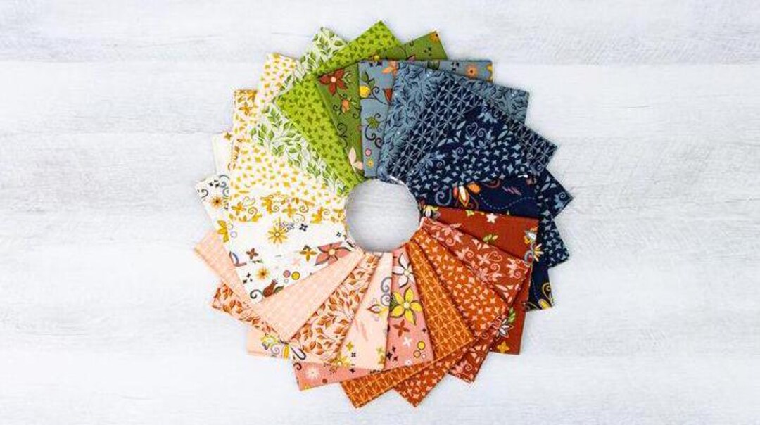 Curated Blooms Half Yard Bundle (21 Pieces) by Judi Madsen for Riley ...