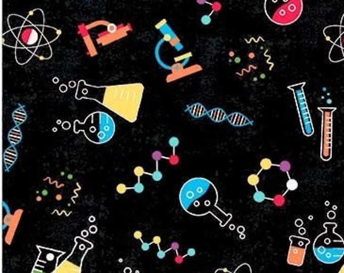 Stem Squad Science Lab Black by Edward Miller for Michael Miller ...