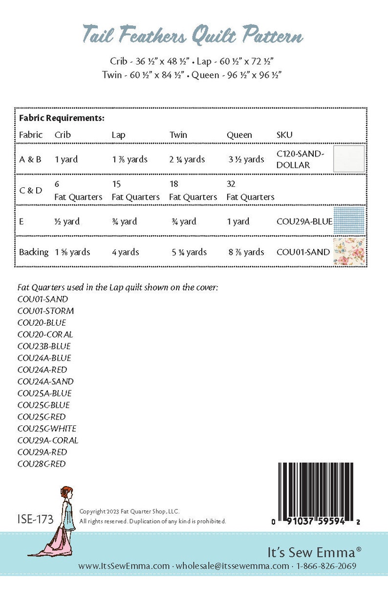 Tail Feather Quilt Kit and Pattern Featuring Countryside by Lisa Audit ...