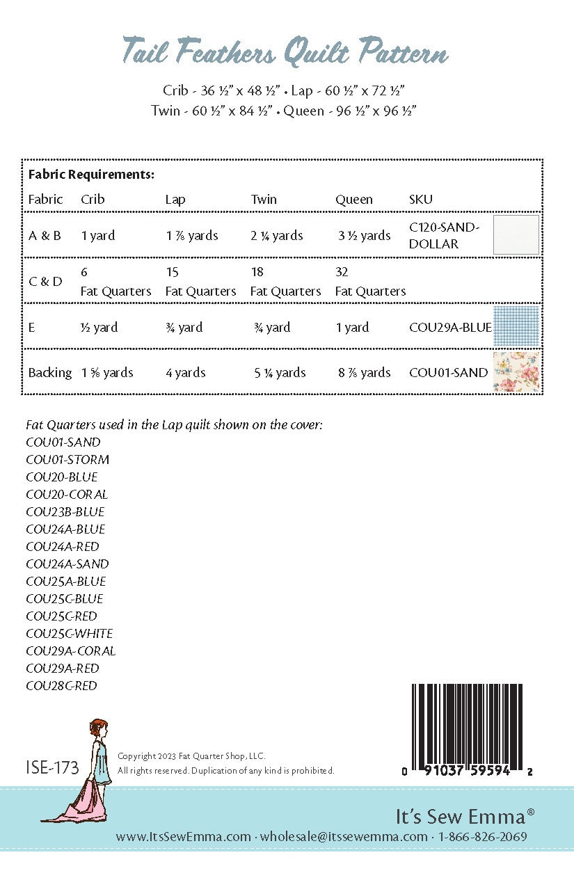 Tail Feather Quilt Kit and Pattern Featuring Countryside by Lisa Audit ...