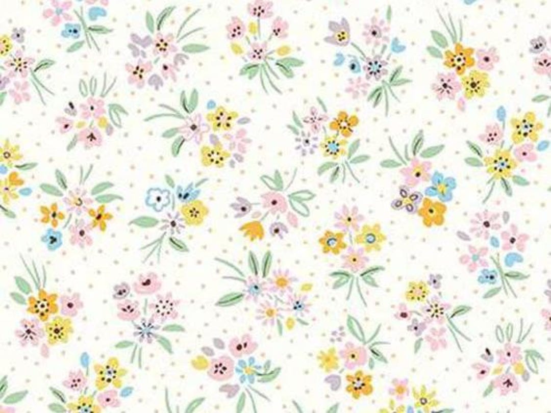 Liberty Heirloom Spring Beatrice Bouquet A by Liberty Fabrics for Riley ...