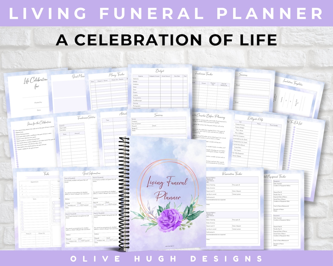 Living Funeral Planner for the Celebration of a Lifetime at the End of ...