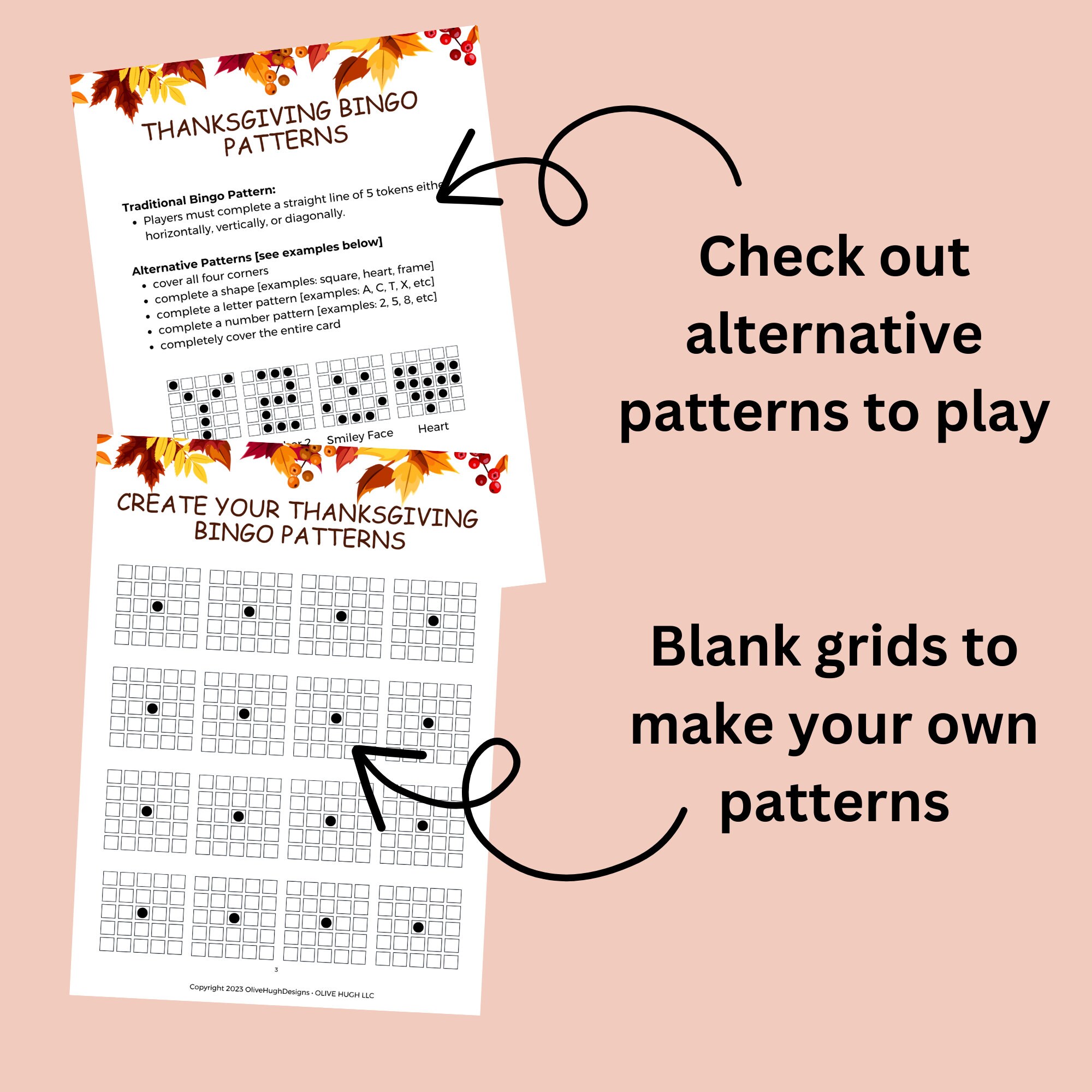 Thanksgiving Bingo • 30 Picture Bingo Cards • Fun Party Activity for ...