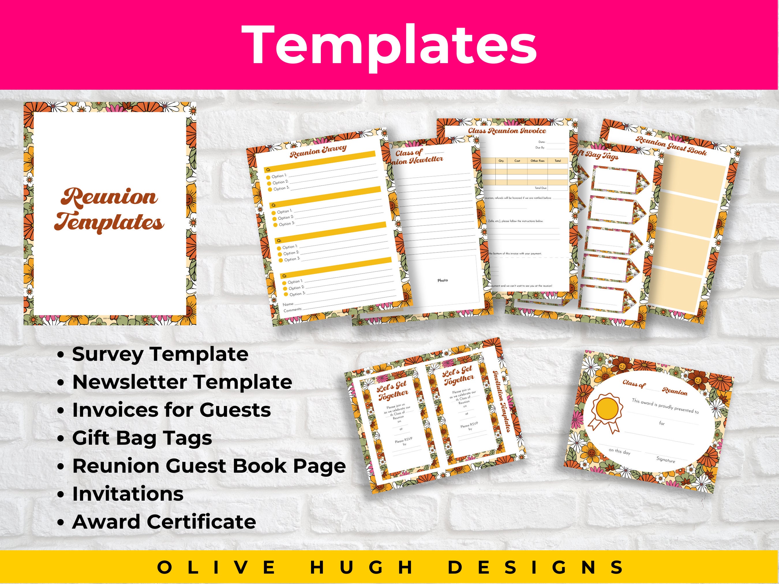 The Seventies High School Class Reunion Planner • 1970 • 1971 • 1972 ...