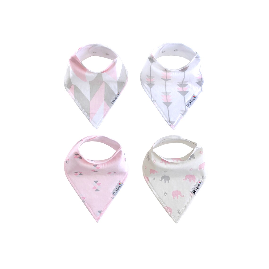 Organic Baby Bibs 4 Pack Baby Bib Set Bandana Bibs Drool Bib - Etsy