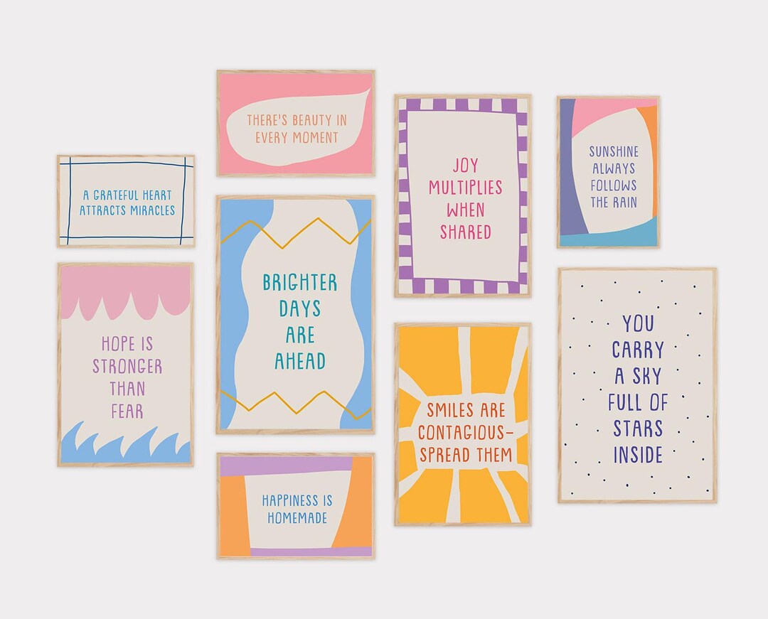 9 Motivational Instant Downloadables - Inspirational Posters Bundle - Etsy