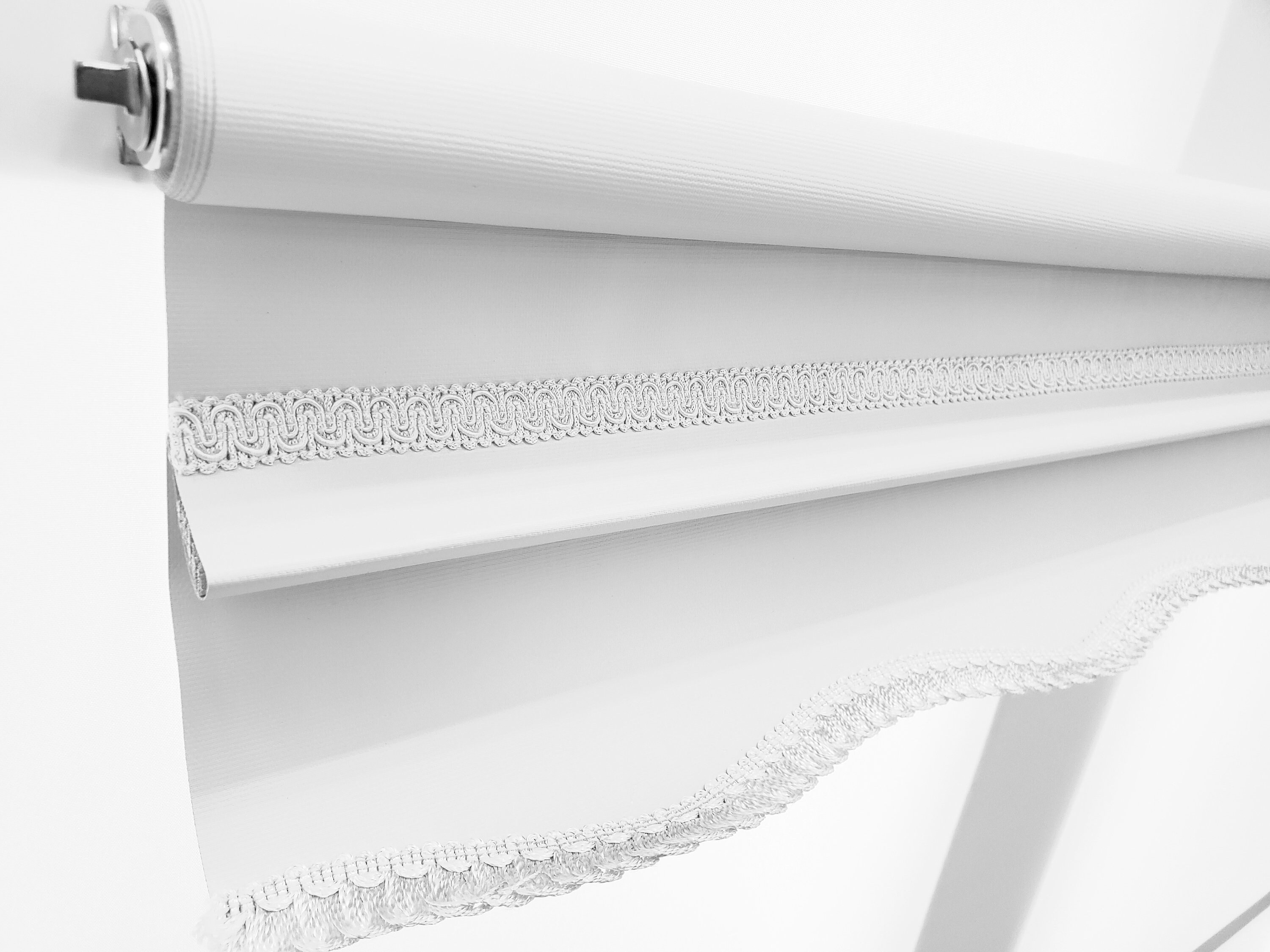 Heavy Duty Blackout Roller Shade Custom Cut to Order Fiberglass Moire ...