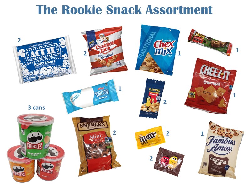 Football Snack Box With Customizable Card, Great for Athletes, Fans ...