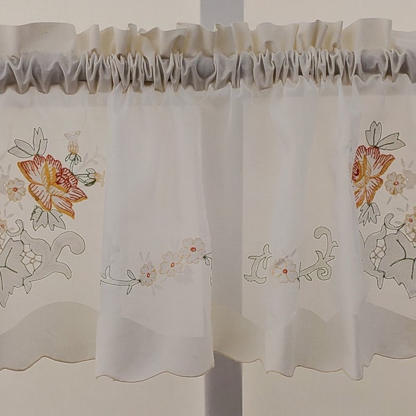 Embroidered Valances - Etsy