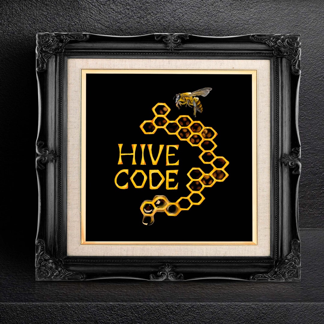 Hive Code Print | Printable Hive Code | Bee Print | Snitches Get Stung ...