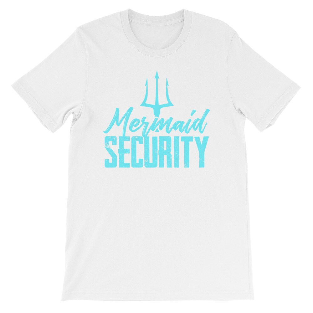Mermaid Security Shirt - Mens Mermaid Shirt - Mermaid Kids Shirt - Boys ...