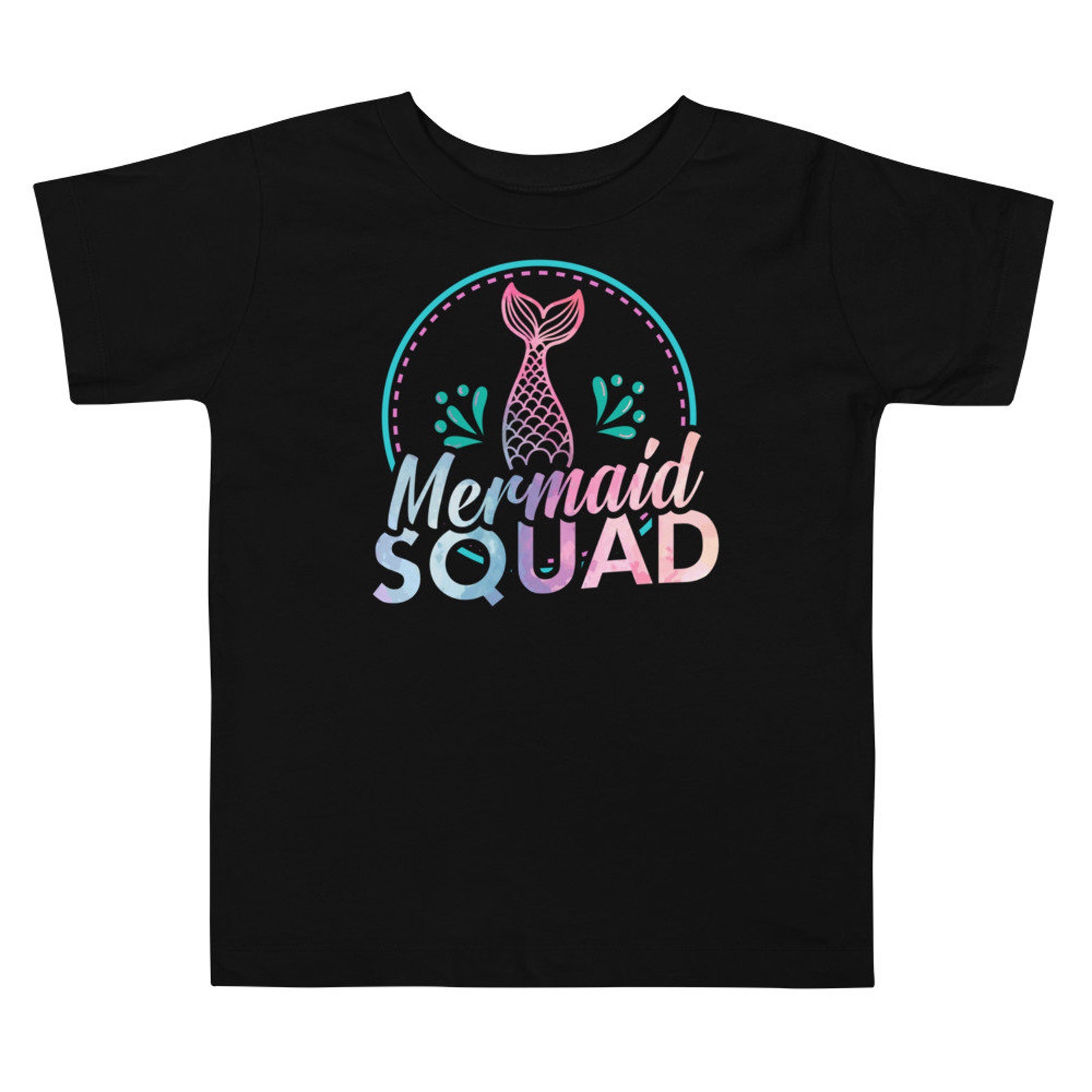 Kids Mermaid Shirt - Kids Mermaid Squad - Mermaid Squad - Kids Mermaid ...