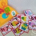 Lacing Cards Fine Motor Activity, Montessori Toddler Mini Quiet Book ...
