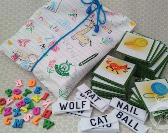 PINK SERIES Phonetic Word Lists Montessori Educational - Etsy