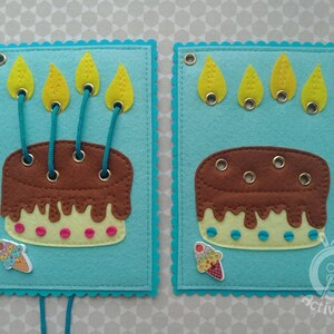 Lacing Cards Fine Motor Activity, Montessori Toddler Mini Quiet Book ...