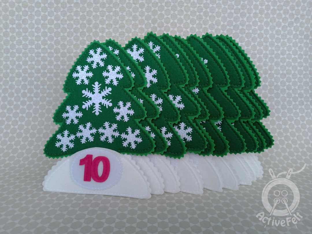 Christmas Trees Matching Game, Montessori Christmas Toddler Activity ...