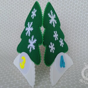 Christmas Trees Matching Game, Montessori Christmas Toddler Activity ...