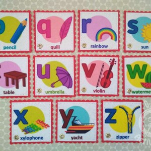 Lowercase Alphabet Flashcards, Learning English Alphabet, ABC ...