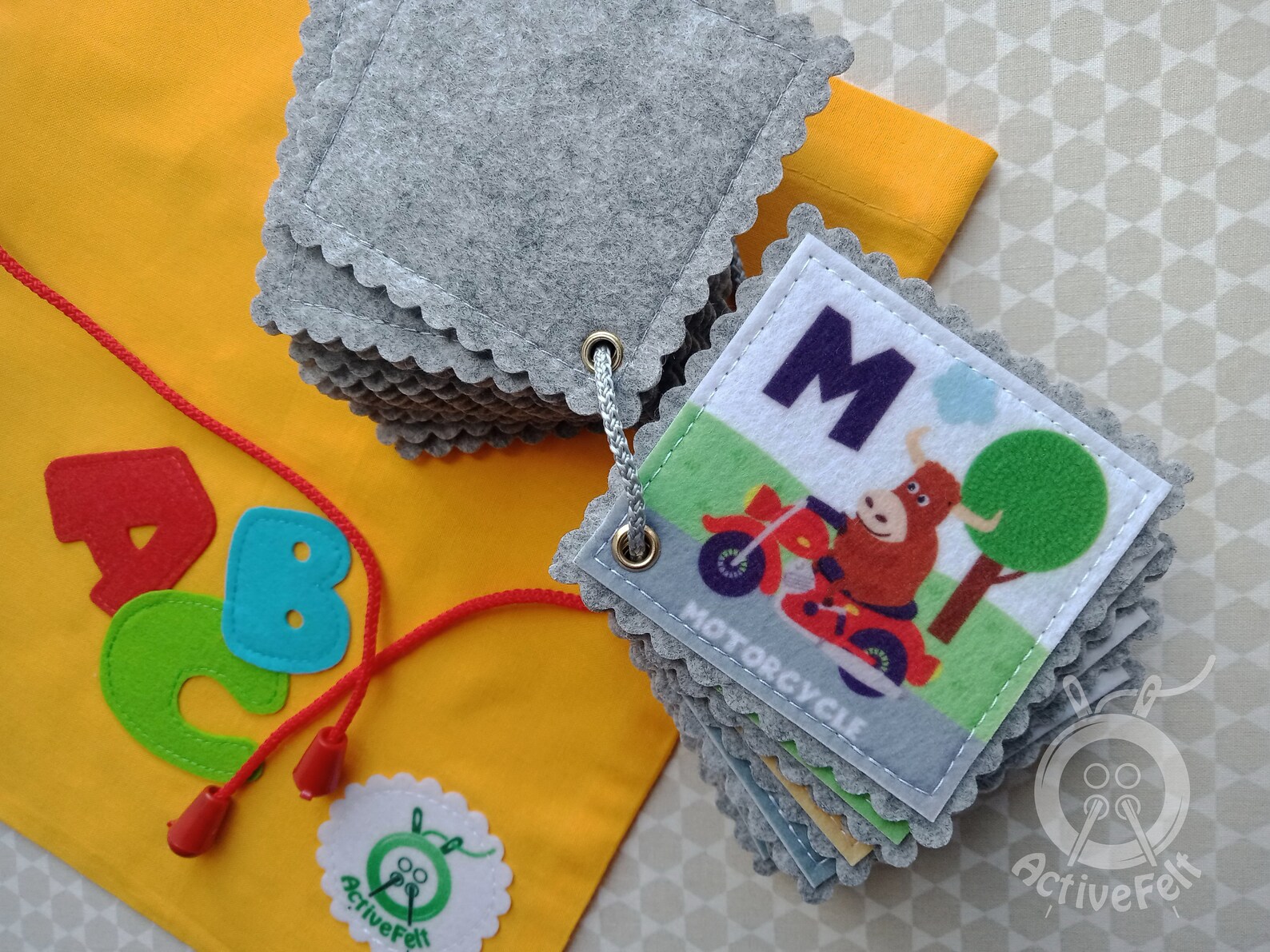Transportation ABC Felt Flash Cards: Uppercase Learning Set - Etsy