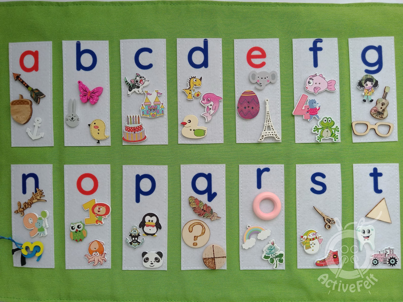 Montessori ABC Roll with 78 Objects Montessori Classroom | Etsy