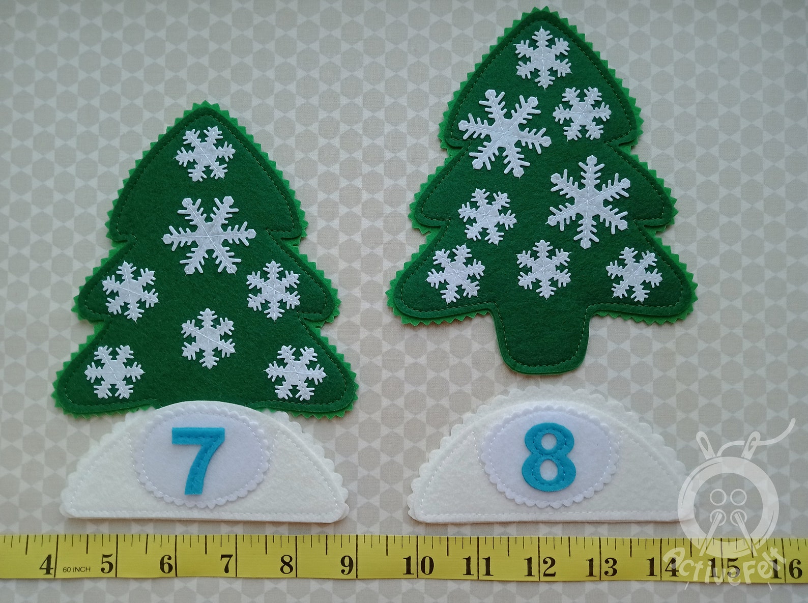 Christmas Trees Matching Game Montessori Christmas Toddler - Etsy