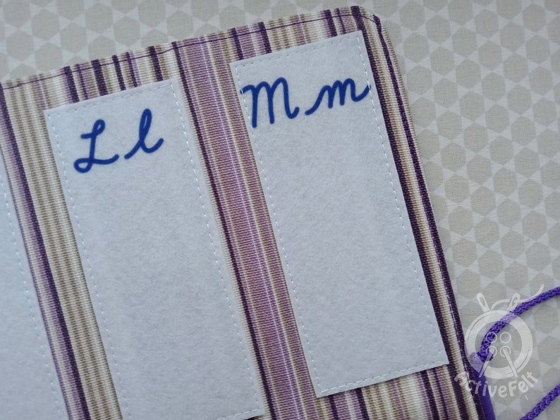 Cursive Letters Alphabet Mat With 78 Trinkets Montessori - Etsy