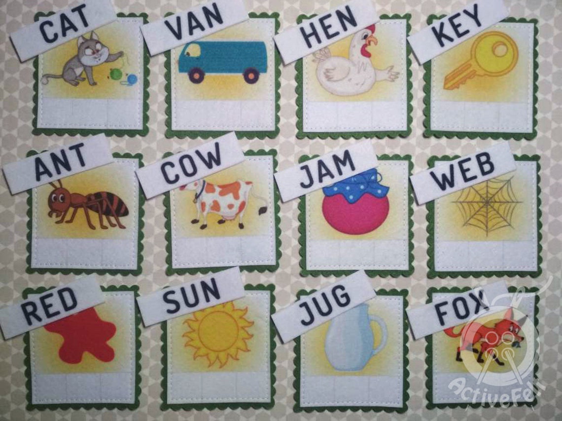 CVC Reading Game Spelling Activity Sight Word Practice | Etsy