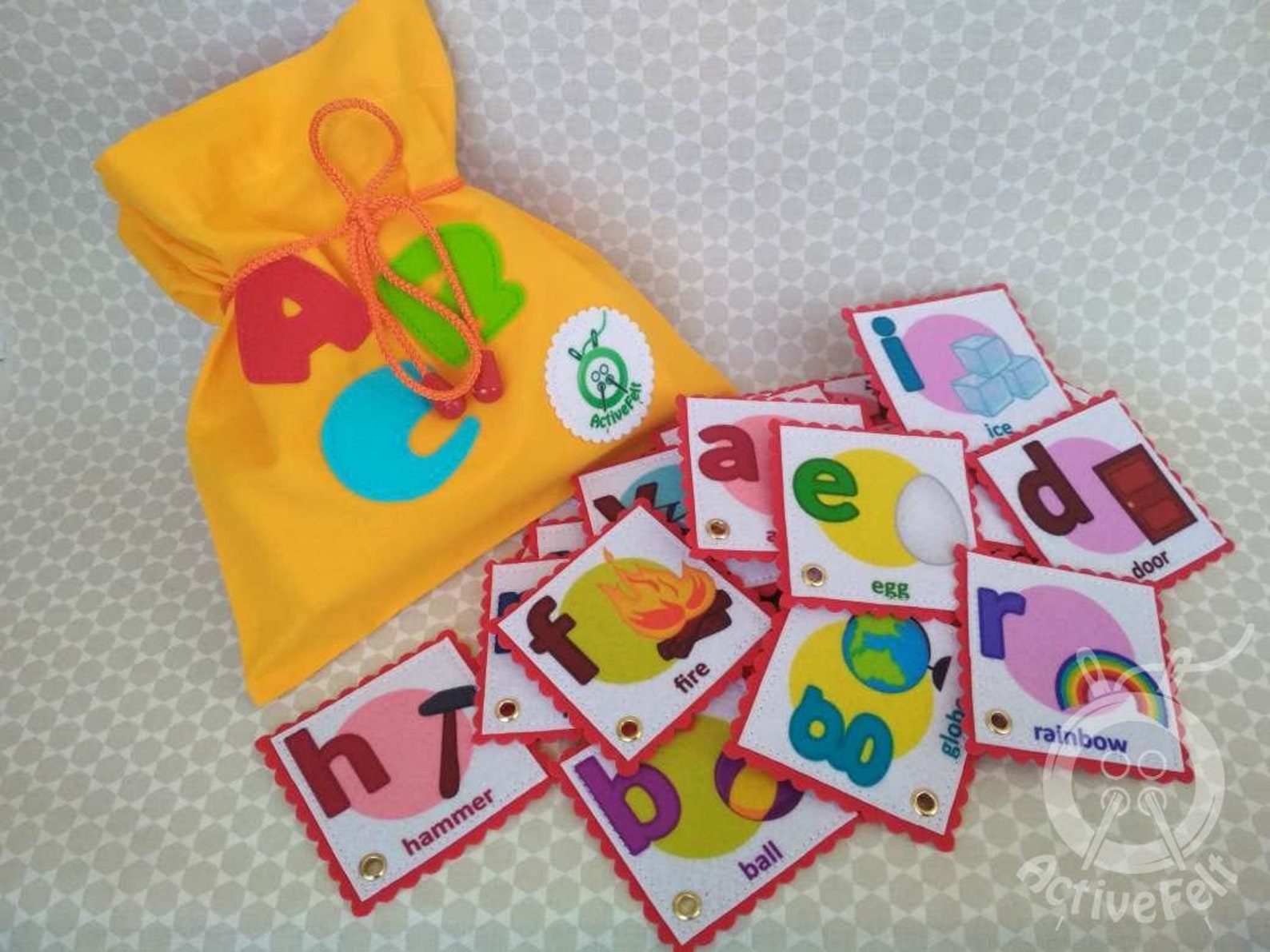 Lowercase Alphabet Flashcards Learning English Alphabet ABC | Etsy