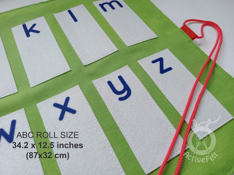 Montessori ABC Roll With 78 Objects, Montessori Language Classroom ...