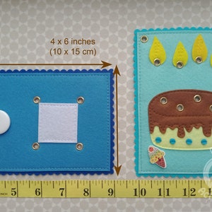 Lacing Cards Fine Motor Activity, Montessori Toddler Mini Quiet Book ...