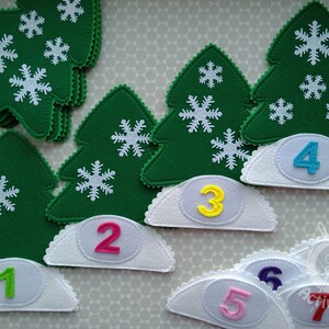 Christmas Trees Matching Game, Montessori Christmas Toddler Activity ...