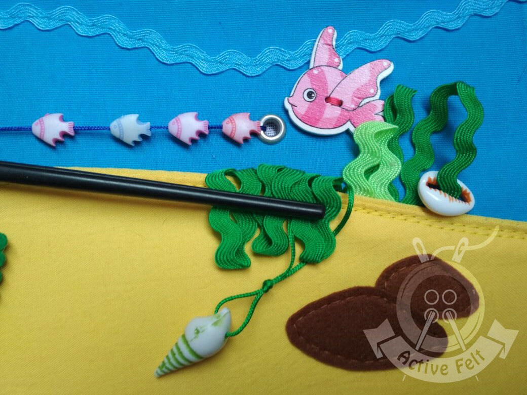 Magnetic Fishing Game, Toddler Learning Felt Toys, Fine Motor ...