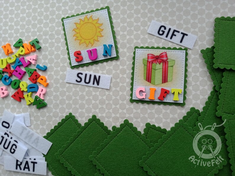 CVC Reading Game Spelling Activity Sight Word Practice - Etsy