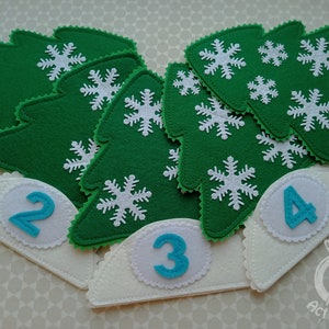 Christmas Trees Matching Game, Montessori Christmas Toddler Activity ...
