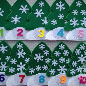 Christmas Trees Matching Game, Montessori Christmas Toddler Activity ...