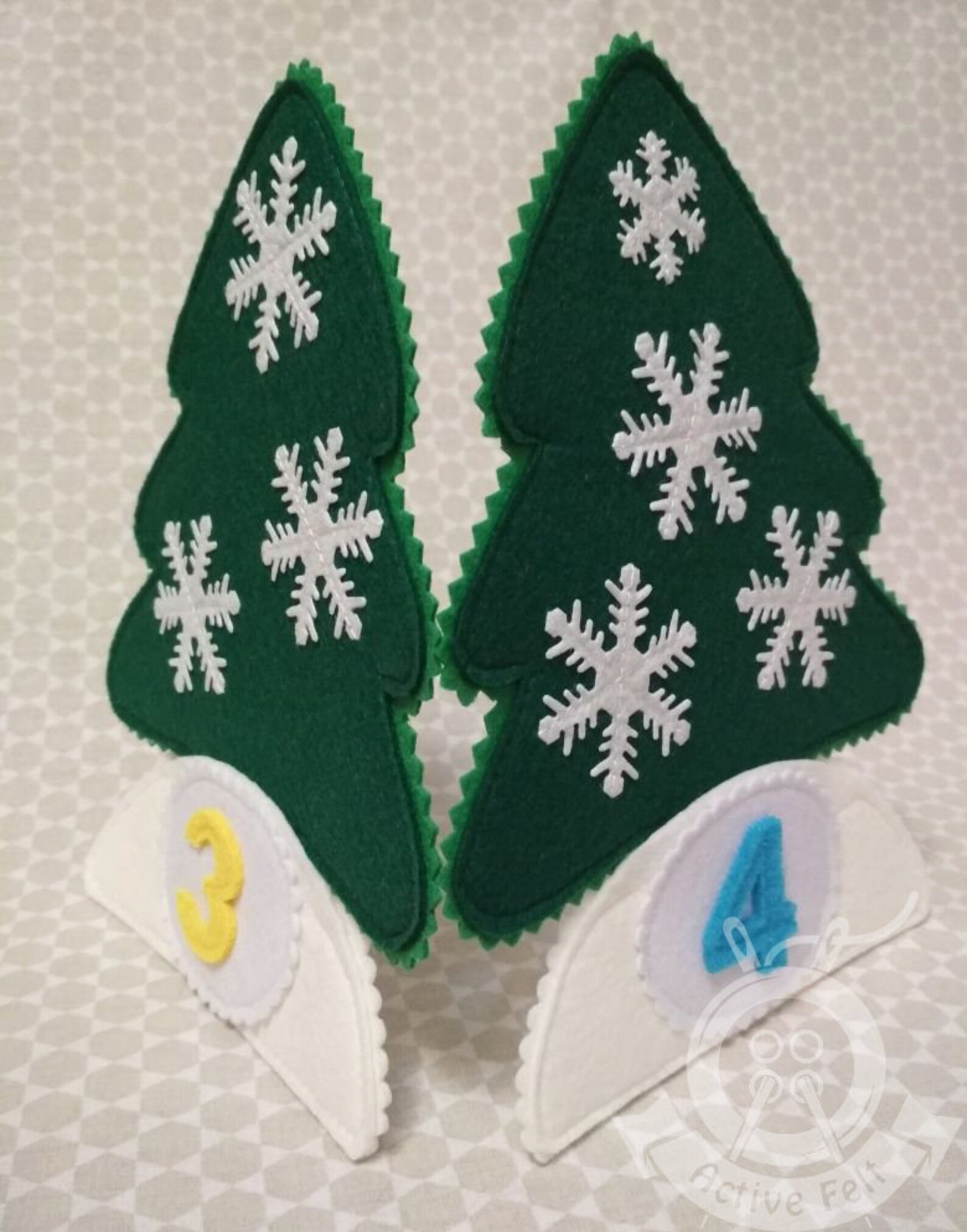 Christmas Trees Matching Game Montessori Christmas Toddler - Etsy