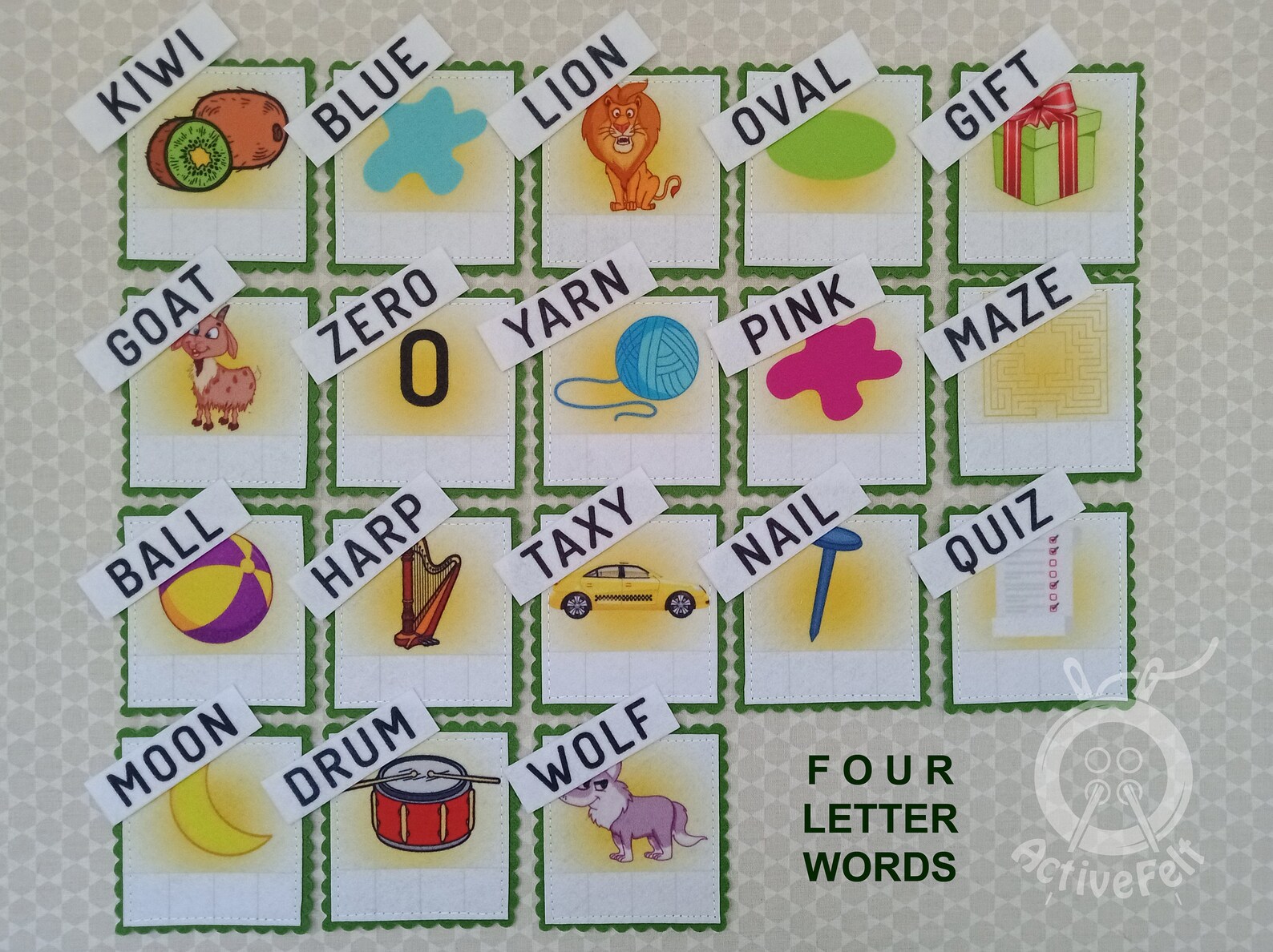 CVC Reading Game Spelling Activity Sight Word Practice | Etsy