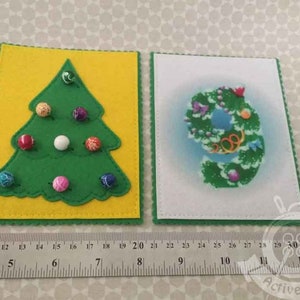 Counting Christmas Ornaments Toddler Matching Game, Learning Numbers ...