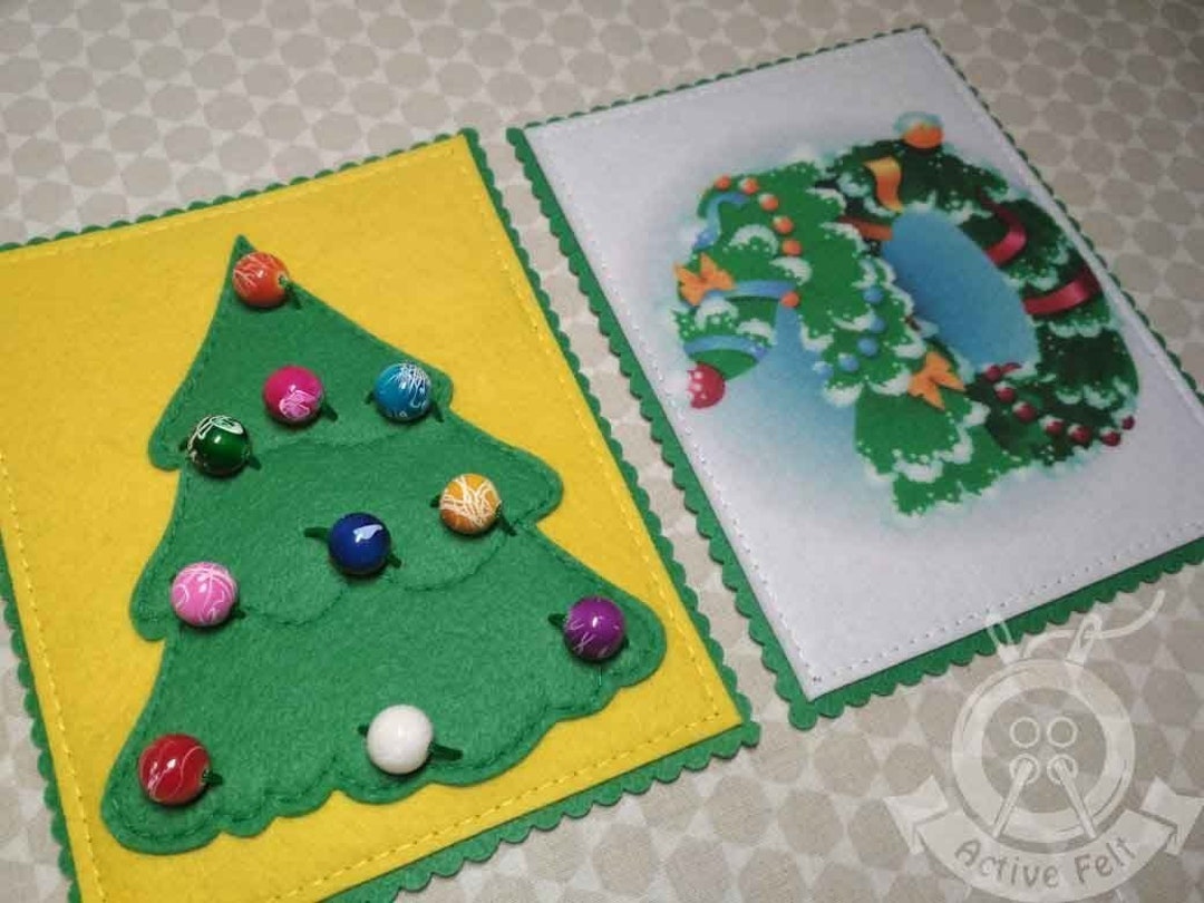 Counting Christmas Ornaments Toddler Matching Game, Learning Numbers ...