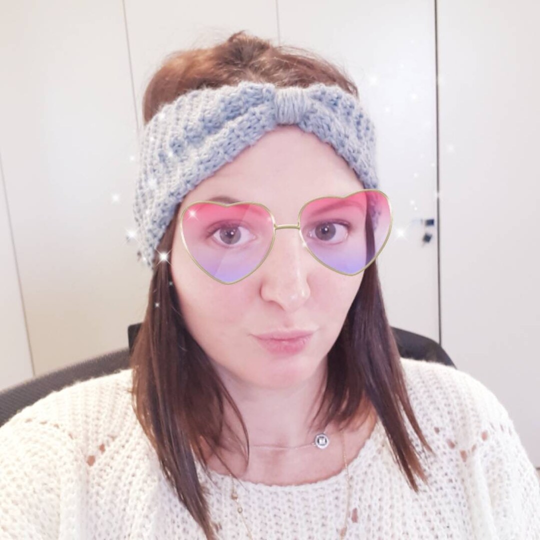 Headband Grey Wool Band - Etsy Denmark