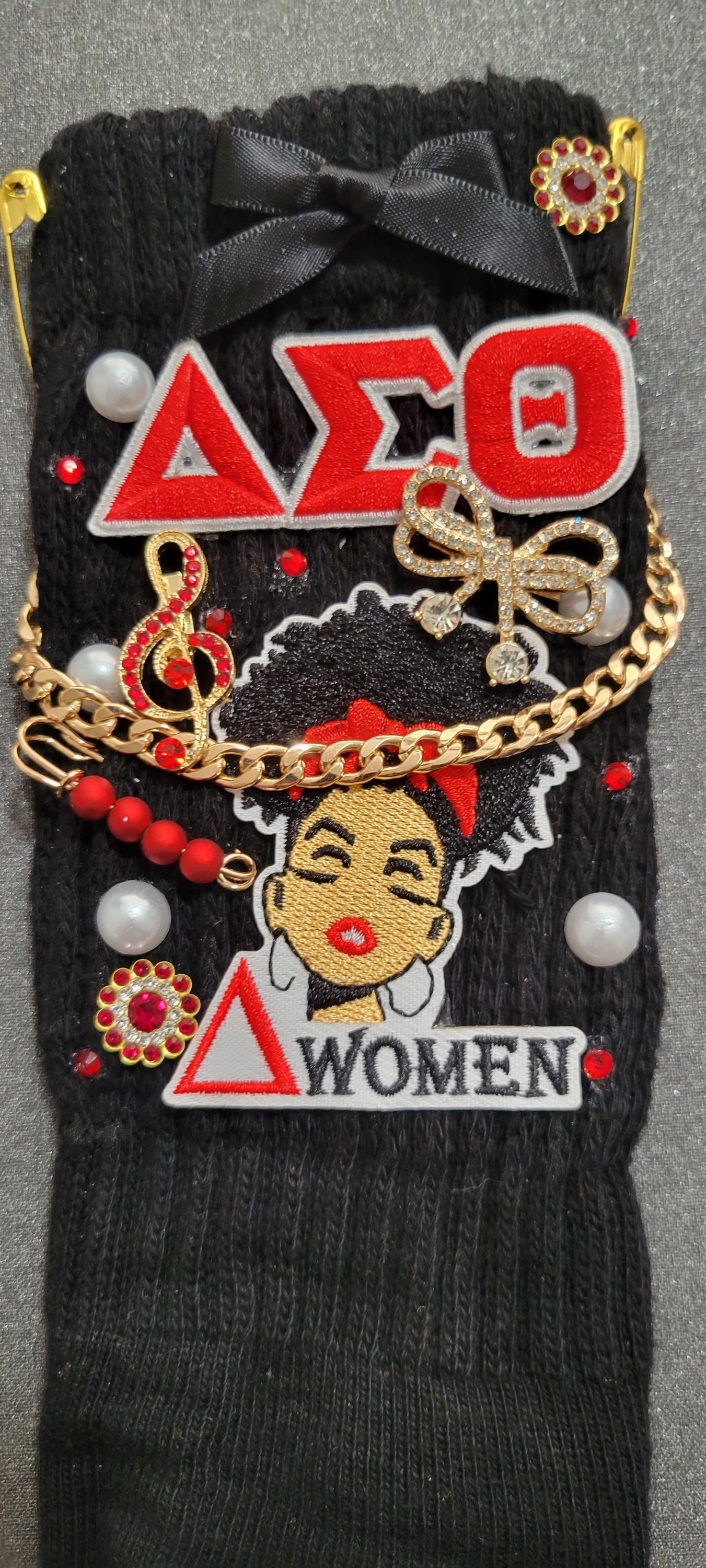 Delta Sigma Theta Junk Socks - Etsy