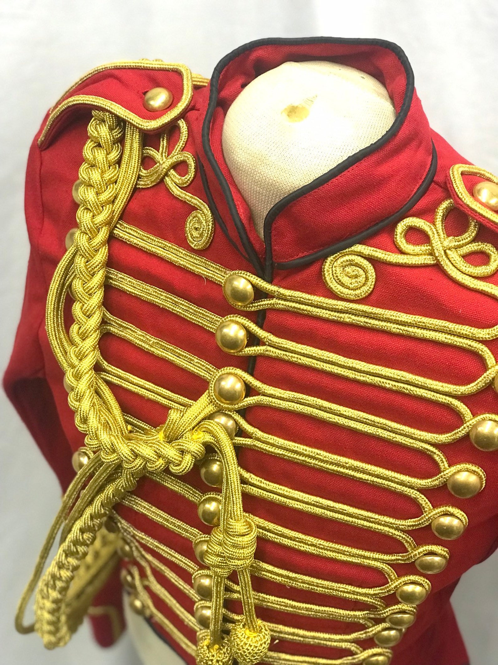 Ring Master Hussar Red Tail Coat With Aiguillette to Fit Chest Size 34 ...