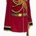 Red British Royal Jacket With Shoulder Accessories Lion Head Buckle ...