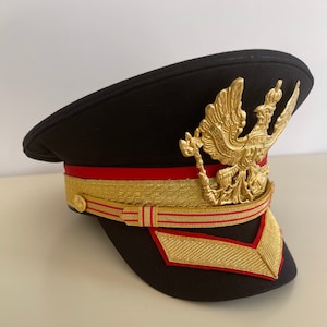 Hussar Black Military Hat With Brass Badges Details in 56,57,58,59cm - Etsy